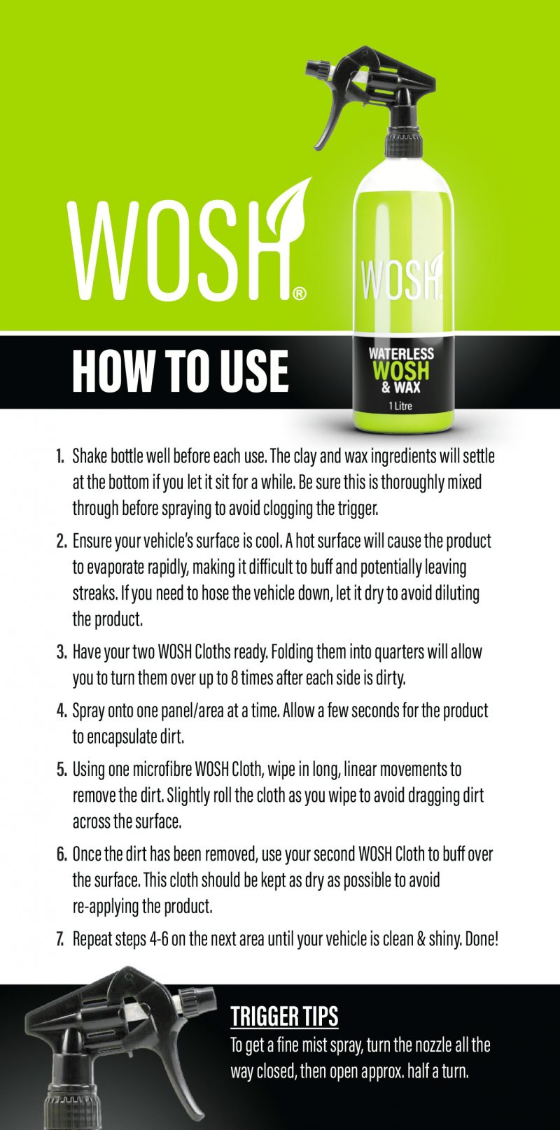 How To - WOSH® Australia